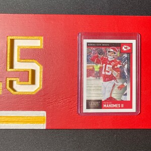Patrick Mahomes Card Display - Etsy