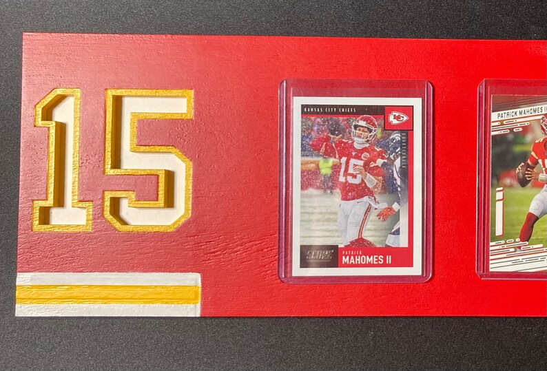 Patrick Mahomes Card Display - Etsy