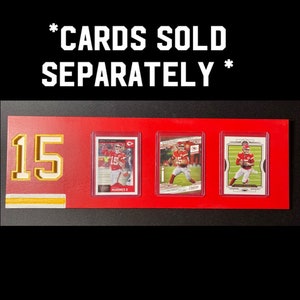 Patrick Mahomes Card Display - Etsy