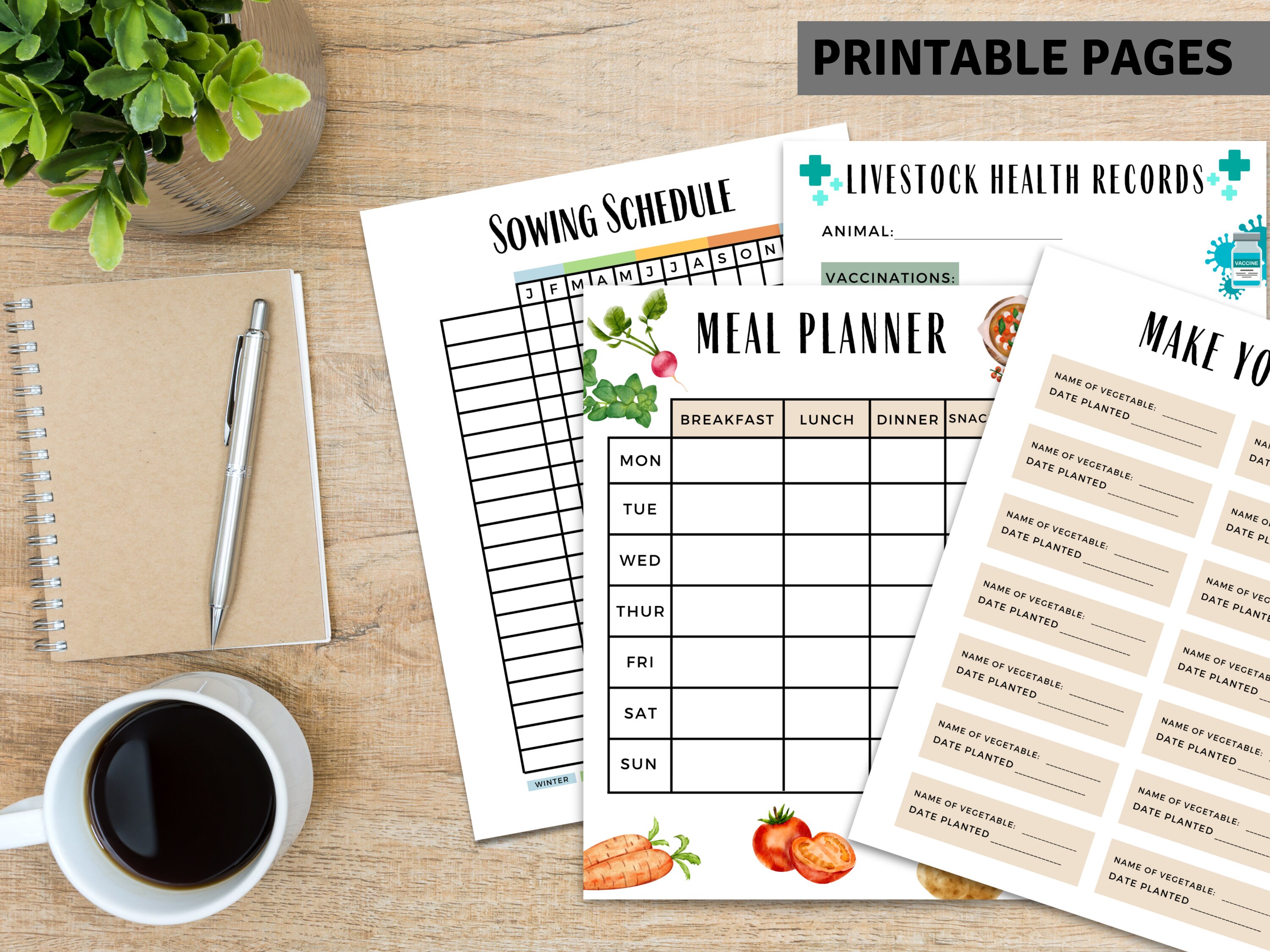 Homestead Planner 2025 | Digital | Printable | Instant Download ...