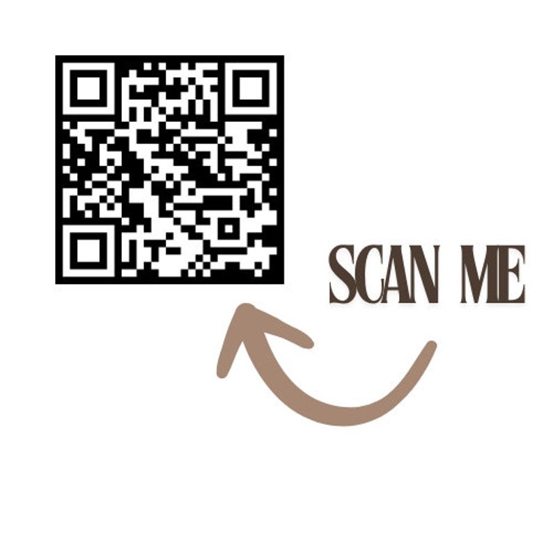 Personalised QR Code Digital Download Business, Social Media PNG SVG ...