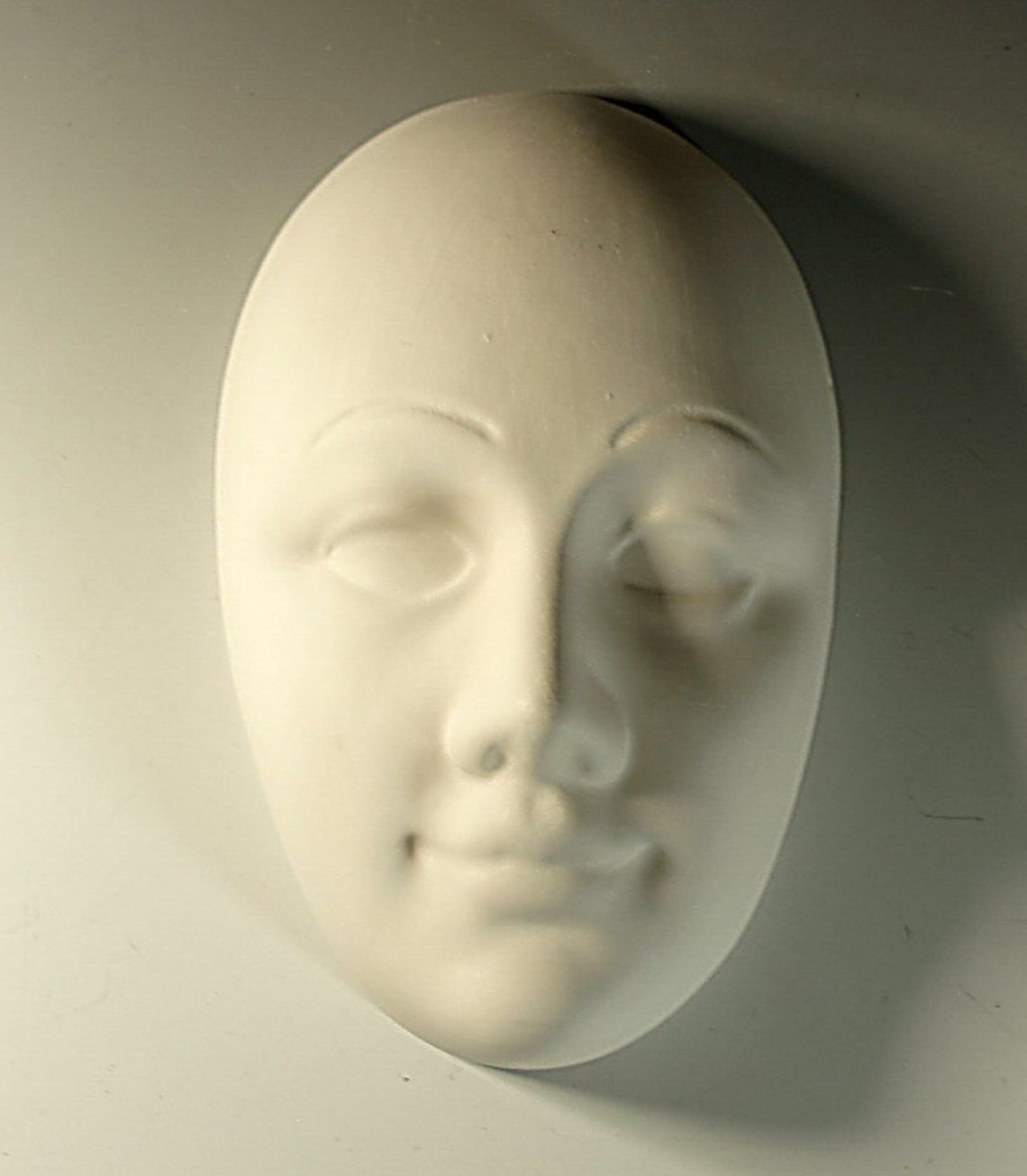 Small Face Ceramic Bisque Mask Wall Plaque Preorder - Etsy