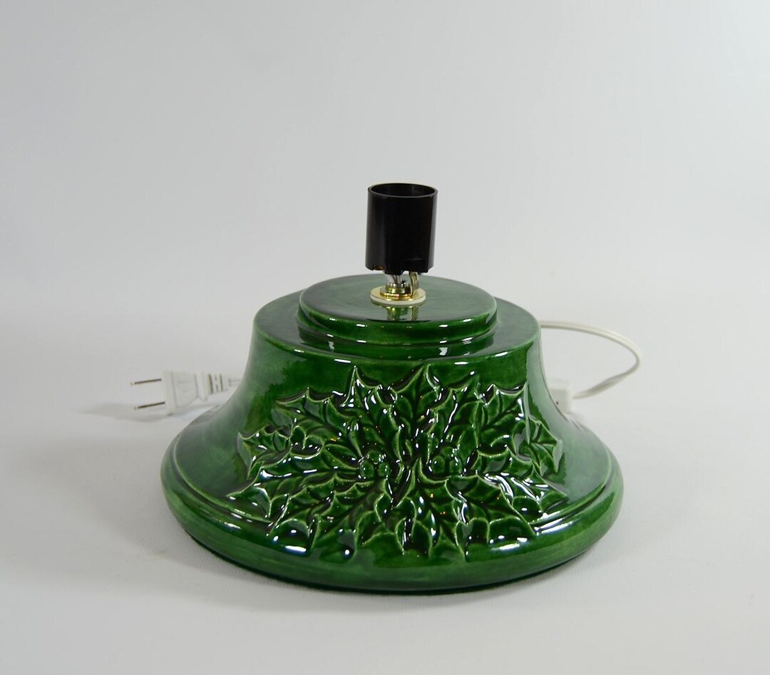 Replacement Ceramic Christmas Tree Base Large Holly Green 4 WEEKS - Etsy