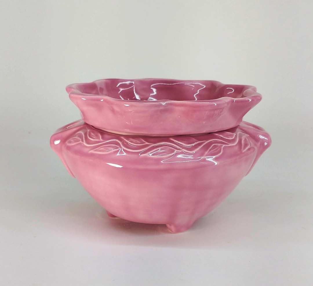 African Violet Pot Embossed Leaf Pattern-preorder 3 Weeks - Etsy
