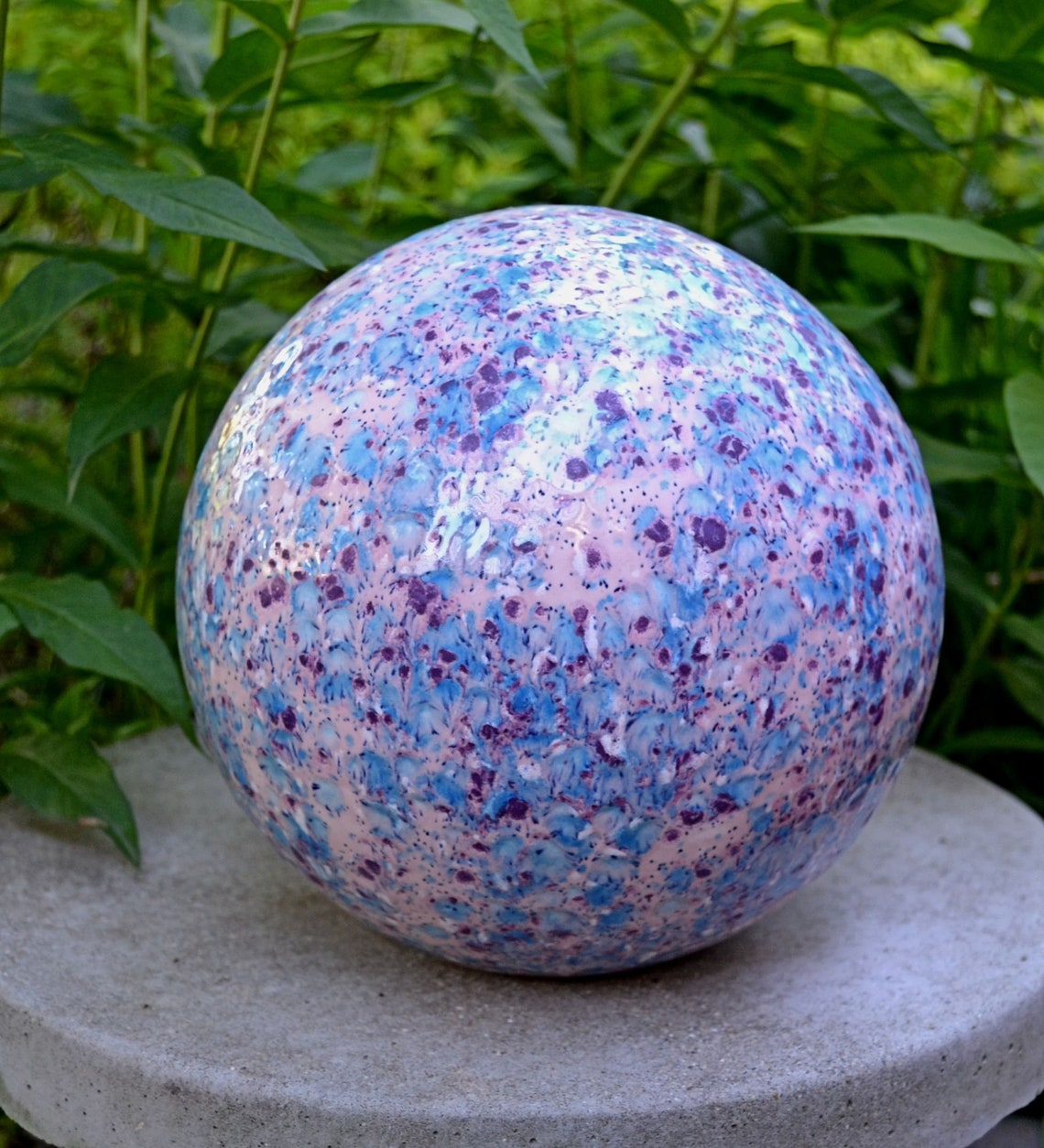 Ceramic Gazing Ball 8 Inch Pink Pixie Made to Order 3 Weeks - Etsy