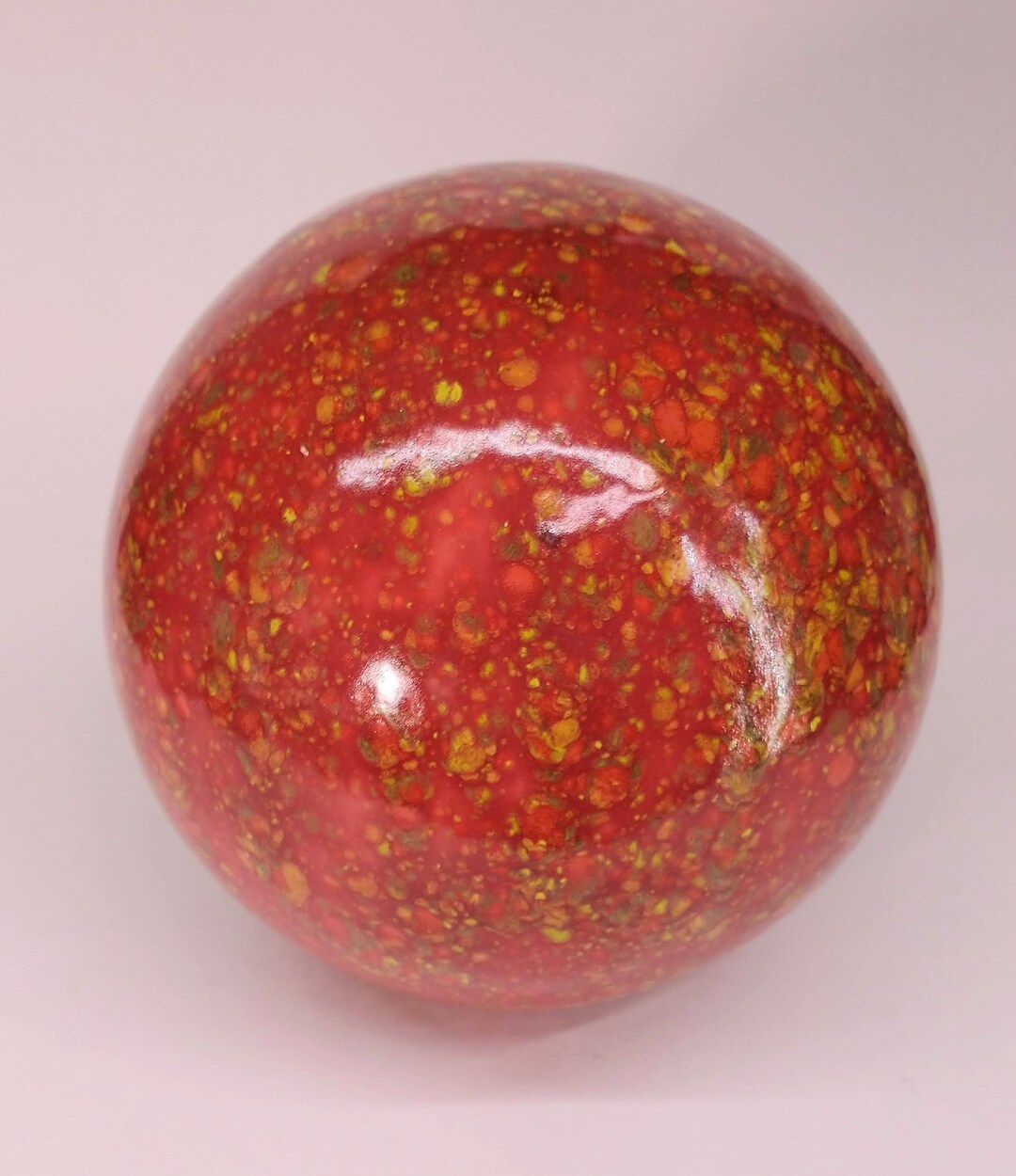 Ceramic Gazing Ball Firecracker 10" Made to Order 2-3 Weeks - Etsy