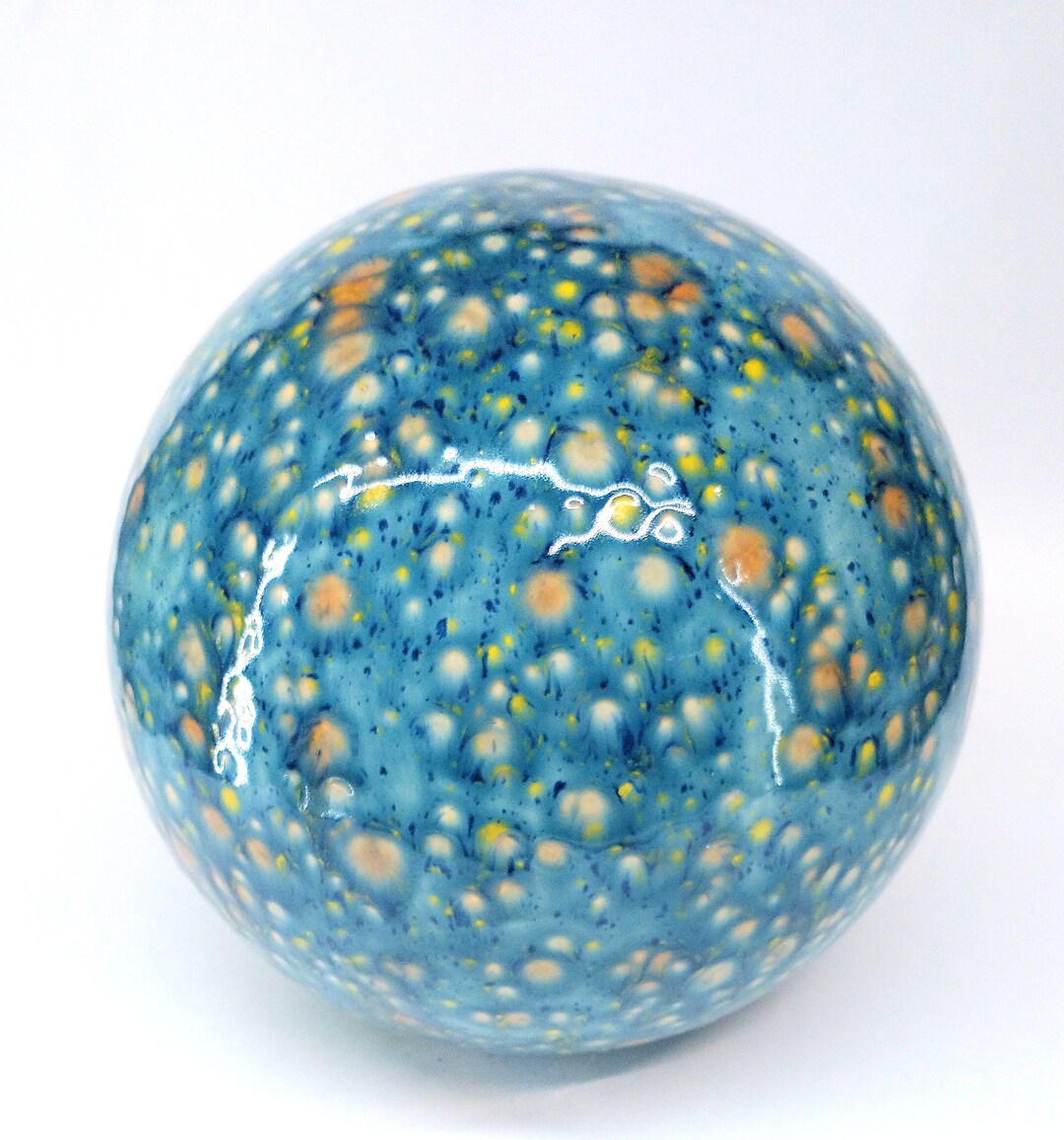 Ceramic Gazing Ball Koi Pond 8" Made to Order 3 Weeks - Etsy