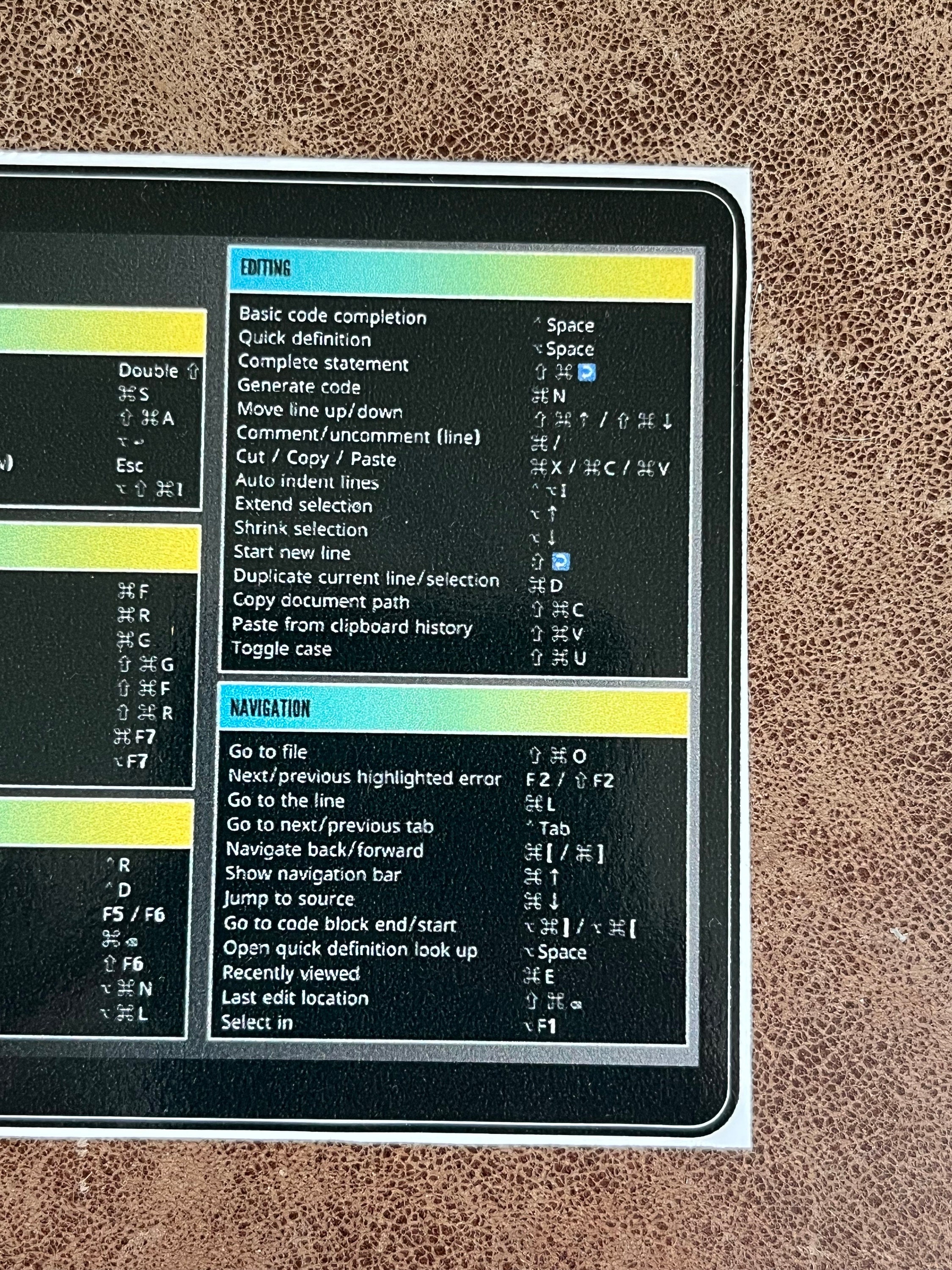 Pycharm Shortcuts Laptop Sticker for Mac | Pycharm Commands | Pycharm ...