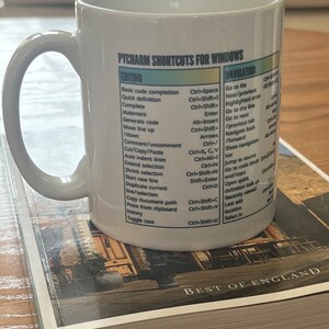 Pycharm Shortcut Cup for Windows | Pycharm Cheat Sheet | Ceramic ...