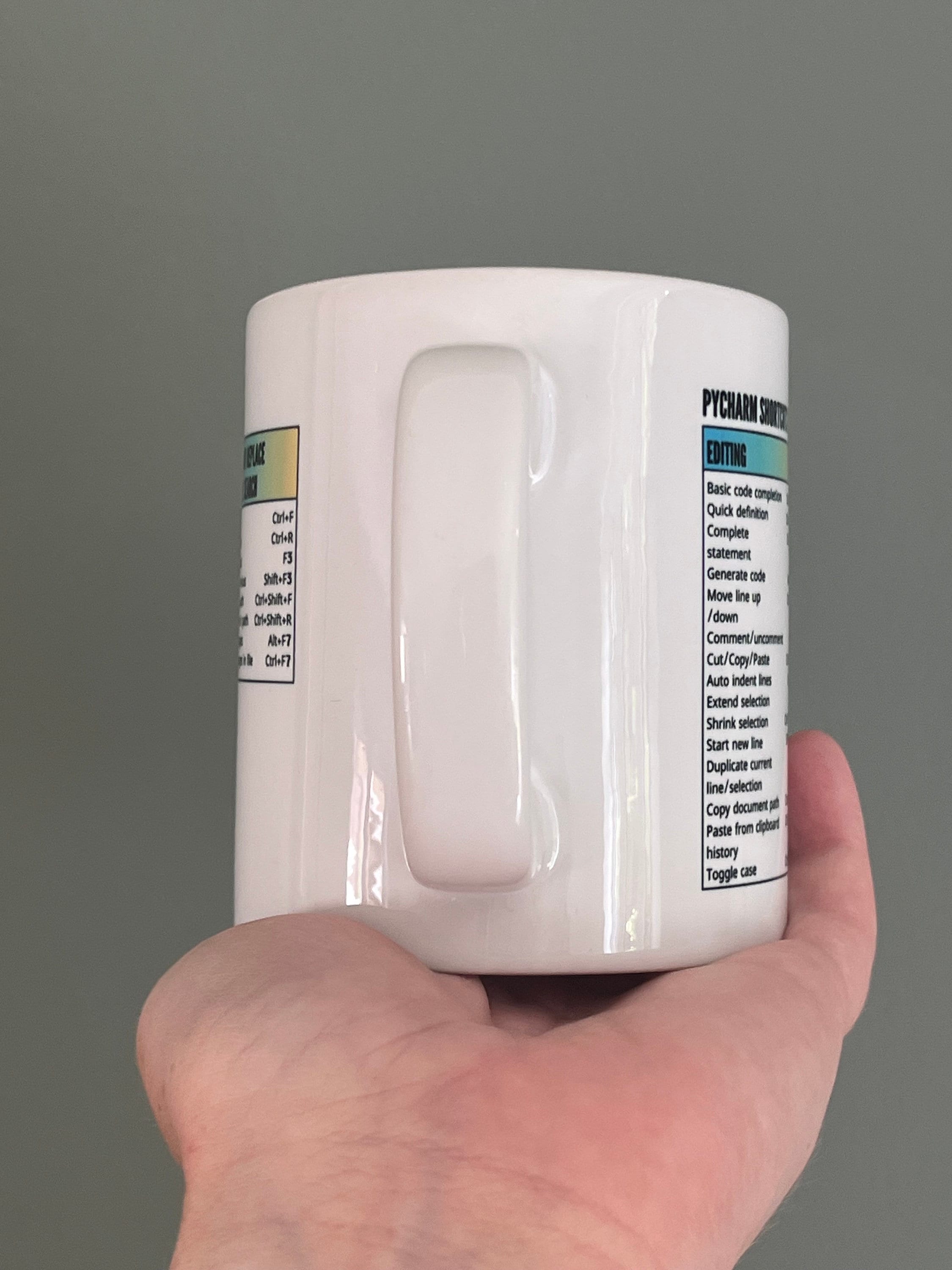 Pycharm Shortcut Cup for Windows | Pycharm Cheat Sheet | Ceramic ...