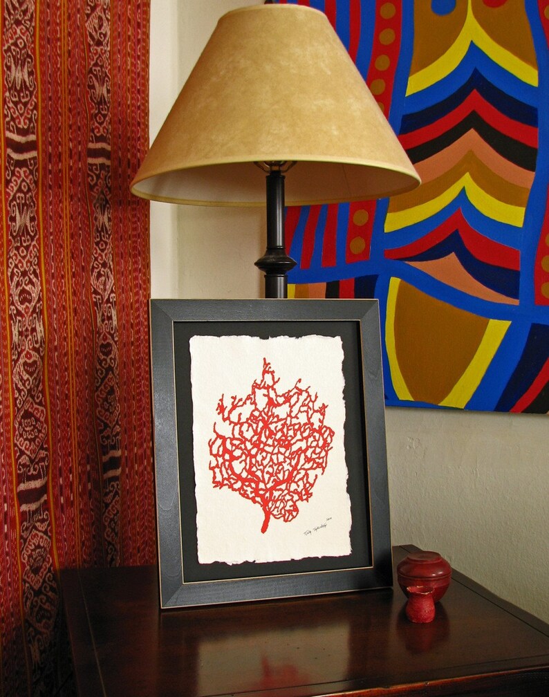 Fan Coral Hand-cut Papercut - Etsy