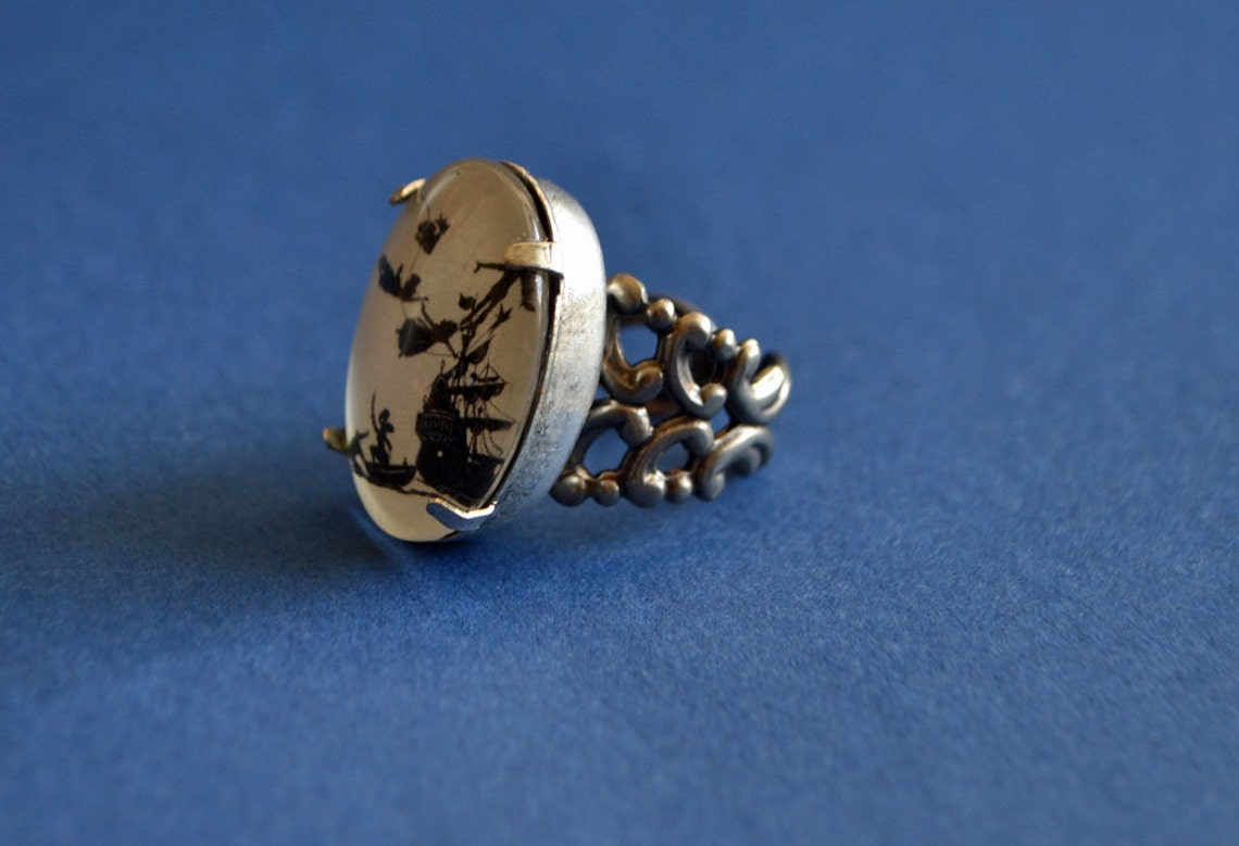 PETER PAN Ring Silhouette Jewelry | Etsy
