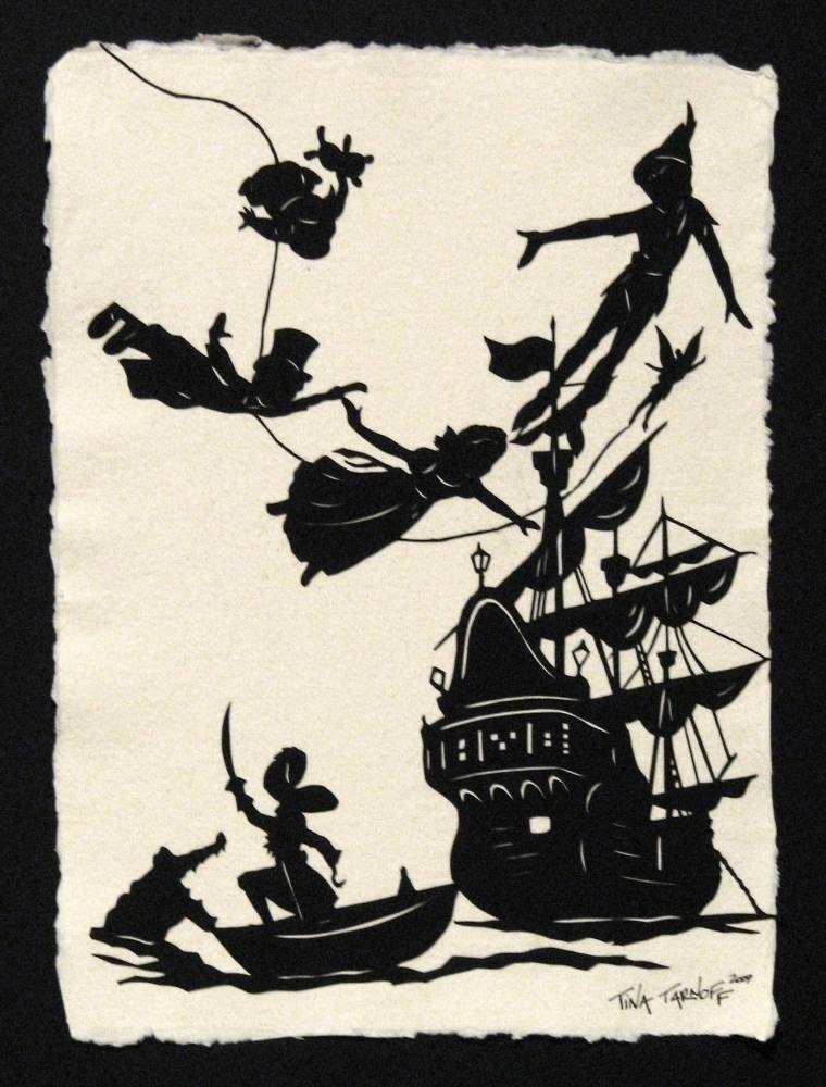 Peter Pan Ship Silhouette