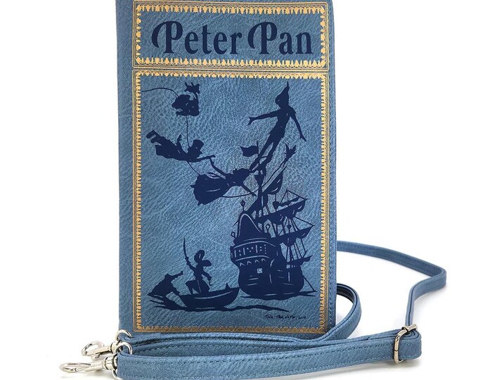 PETER PAN Book Clutch Crossbody Handbag - Etsy
