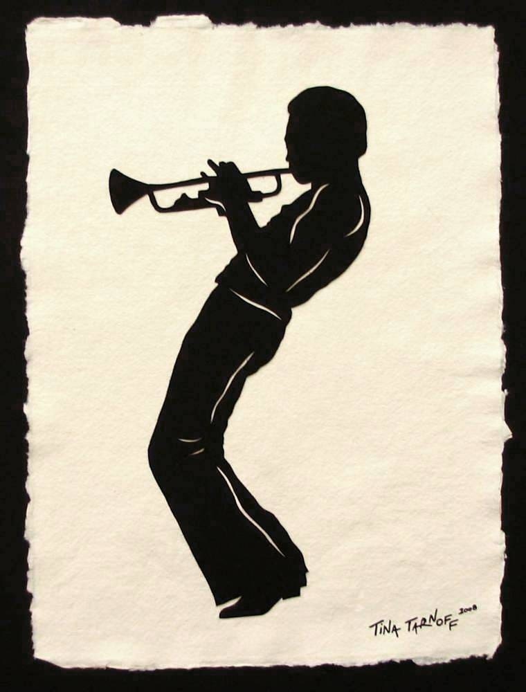 MILES DAVIS Papercut Hand-cut Silhouette - Etsy