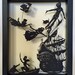 PETER PAN Papercut in Shadow Box - Hand-cut Silhouette, Framed - Etsy