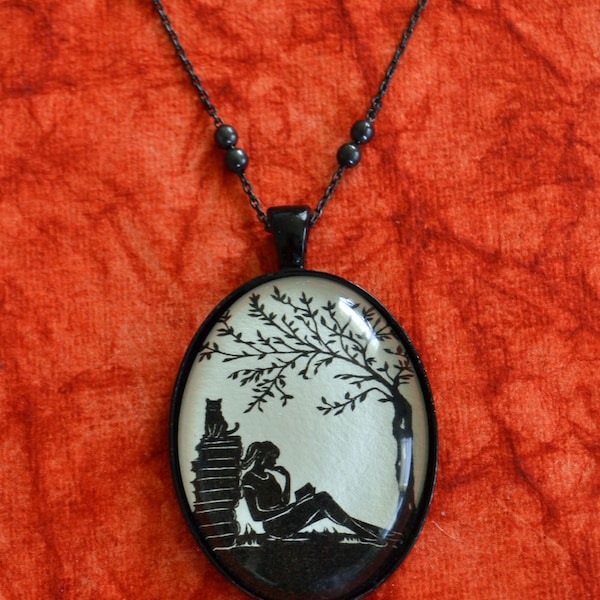 Reading Necklace - Etsy