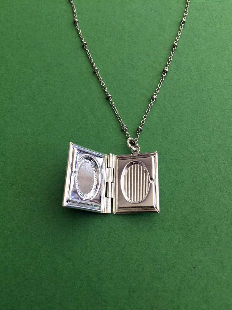 STAG BEETLE Book Locket Necklace Pendant on Chain | Etsy