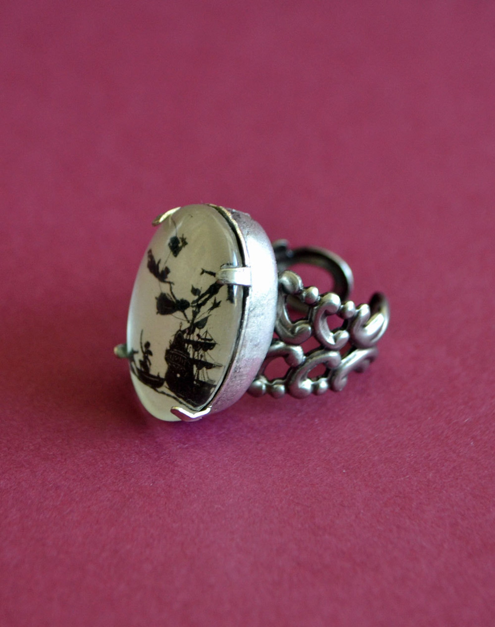 PETER PAN Ring Silhouette Jewelry - Etsy