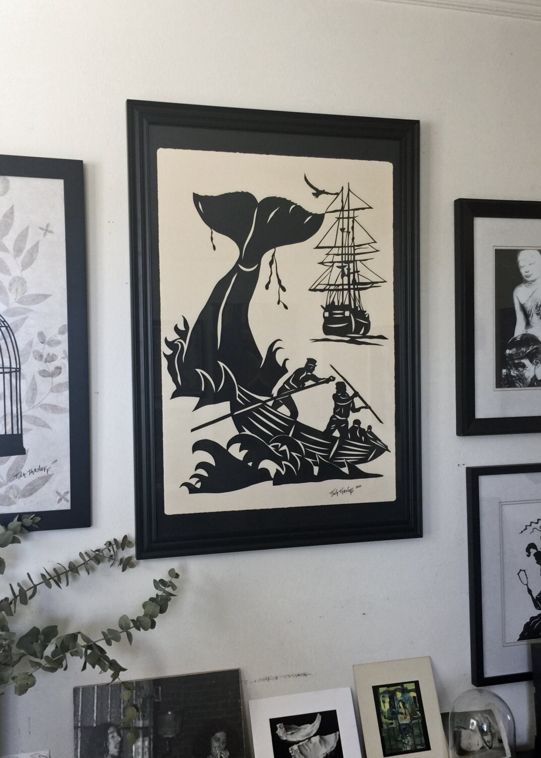 Moby Dick Large Original Papercut 24x36 Limited Collectors - Etsy