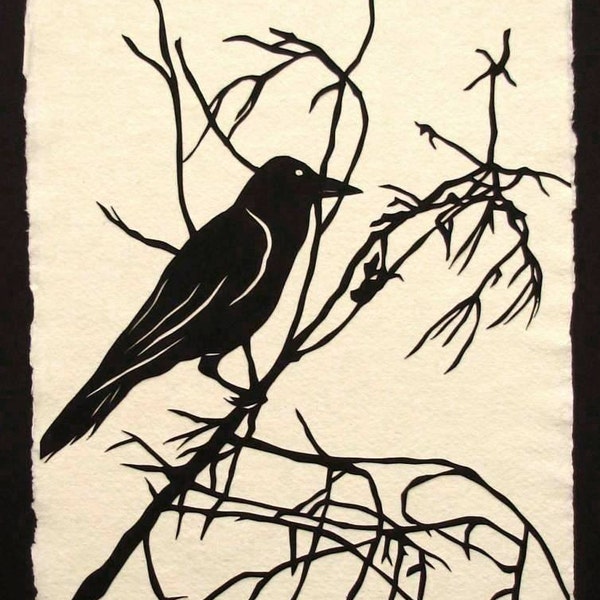 Bird Papercut - Etsy