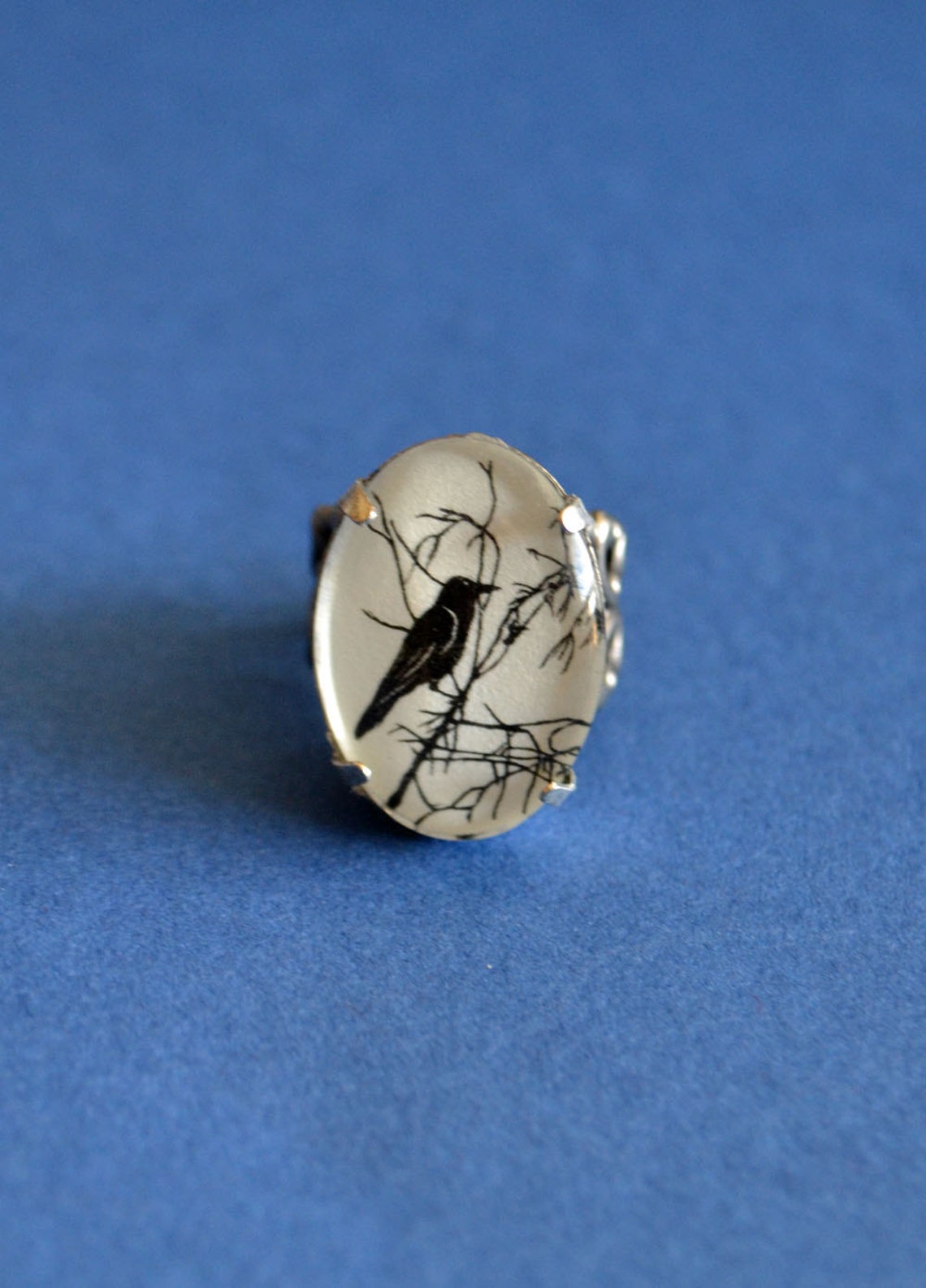 For the Love of Crows Ring - Etsy
