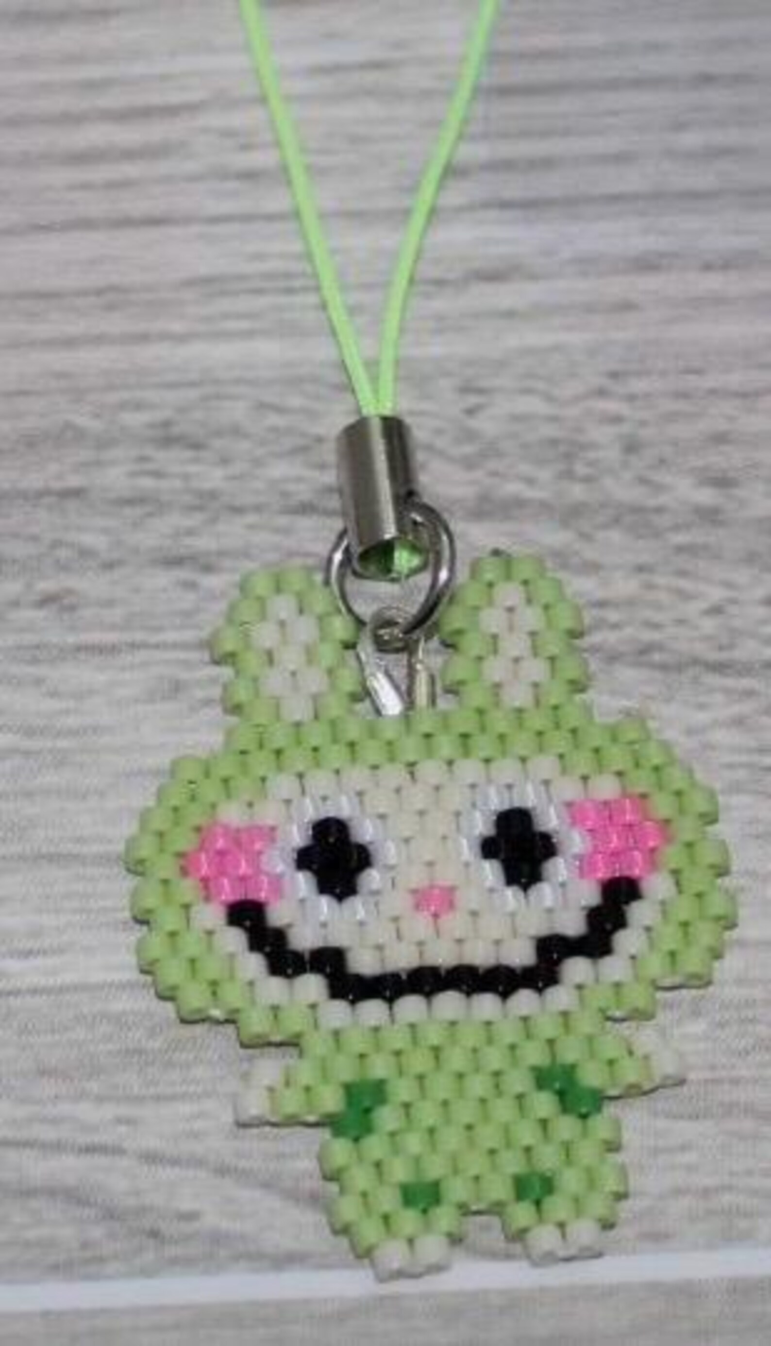 Beaded Labubu Charm Strap / Handmade - Etsy