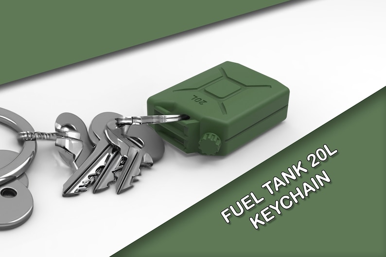 Fuel Tank 20L - Keychain 3D STL - Etsy