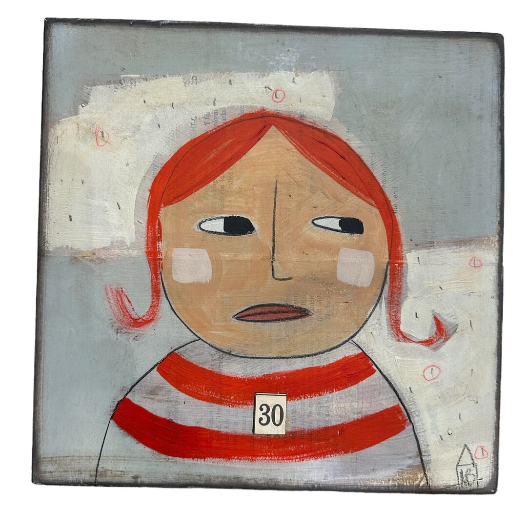 Ms. Velma Original Folk Art Wall Hanging - Etsy