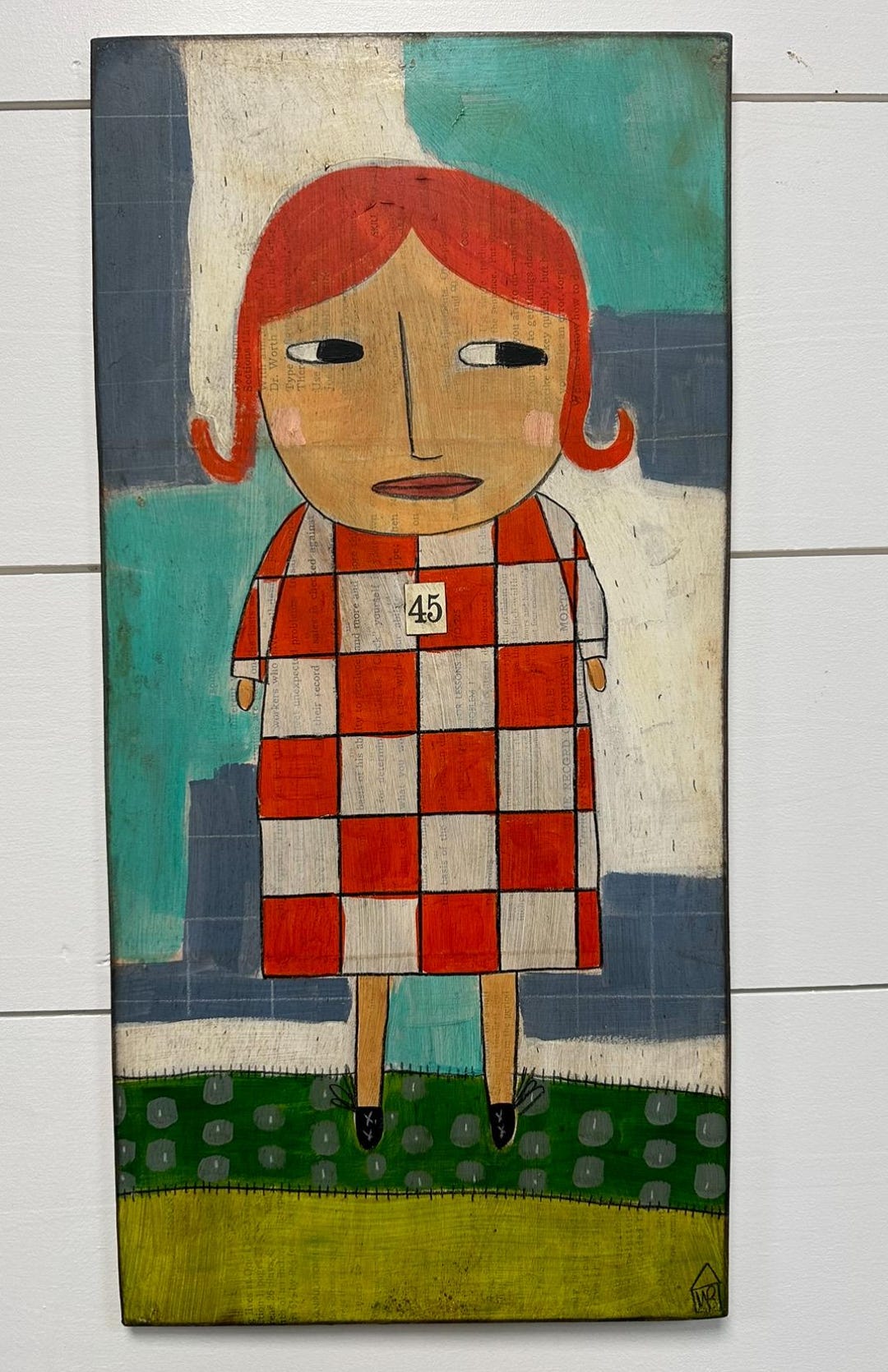 Ms. Velma Original Folk Art Wall Hanging - Etsy