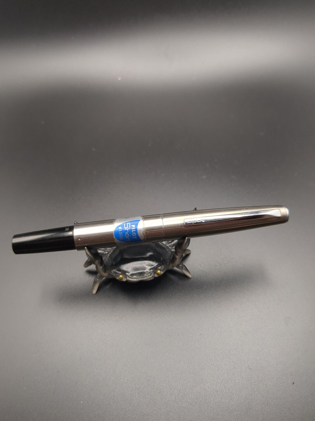 Pilot Telescopic Long Short Fountain Pen, 14k Gold Nib, Steel Trim With ...