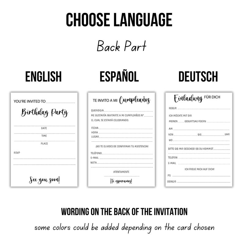 Dino Kid Party Invitation, Cute Monster 12-pack Printed A6 Birthday ...