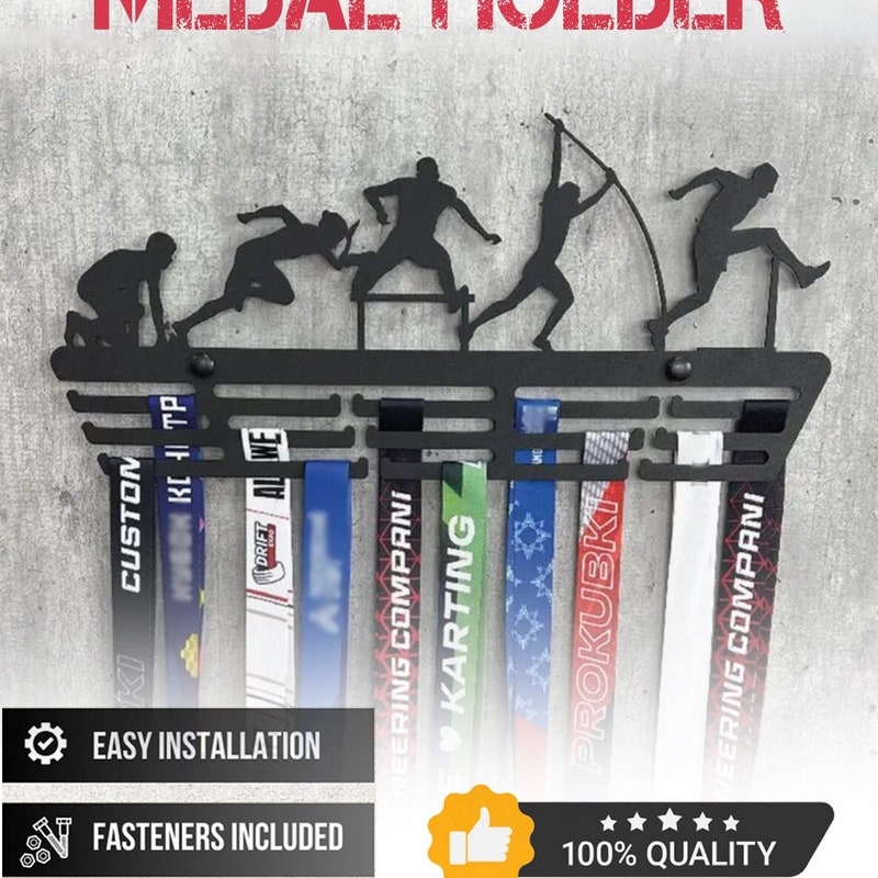 Spartan Race Medal Holder - Etsy