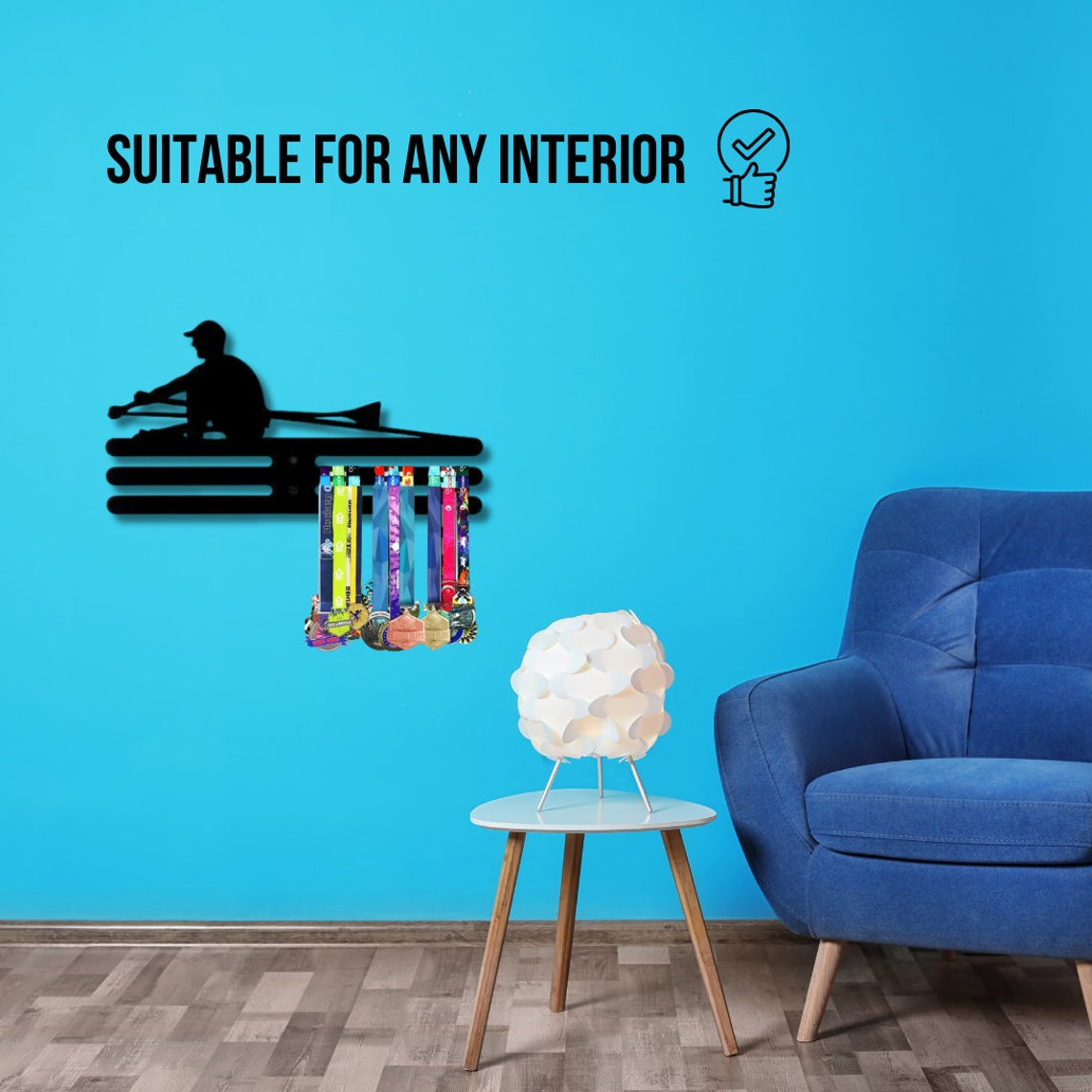 Rower Award Display, Medalist in Rowing, Medal Display Awards Sign ...