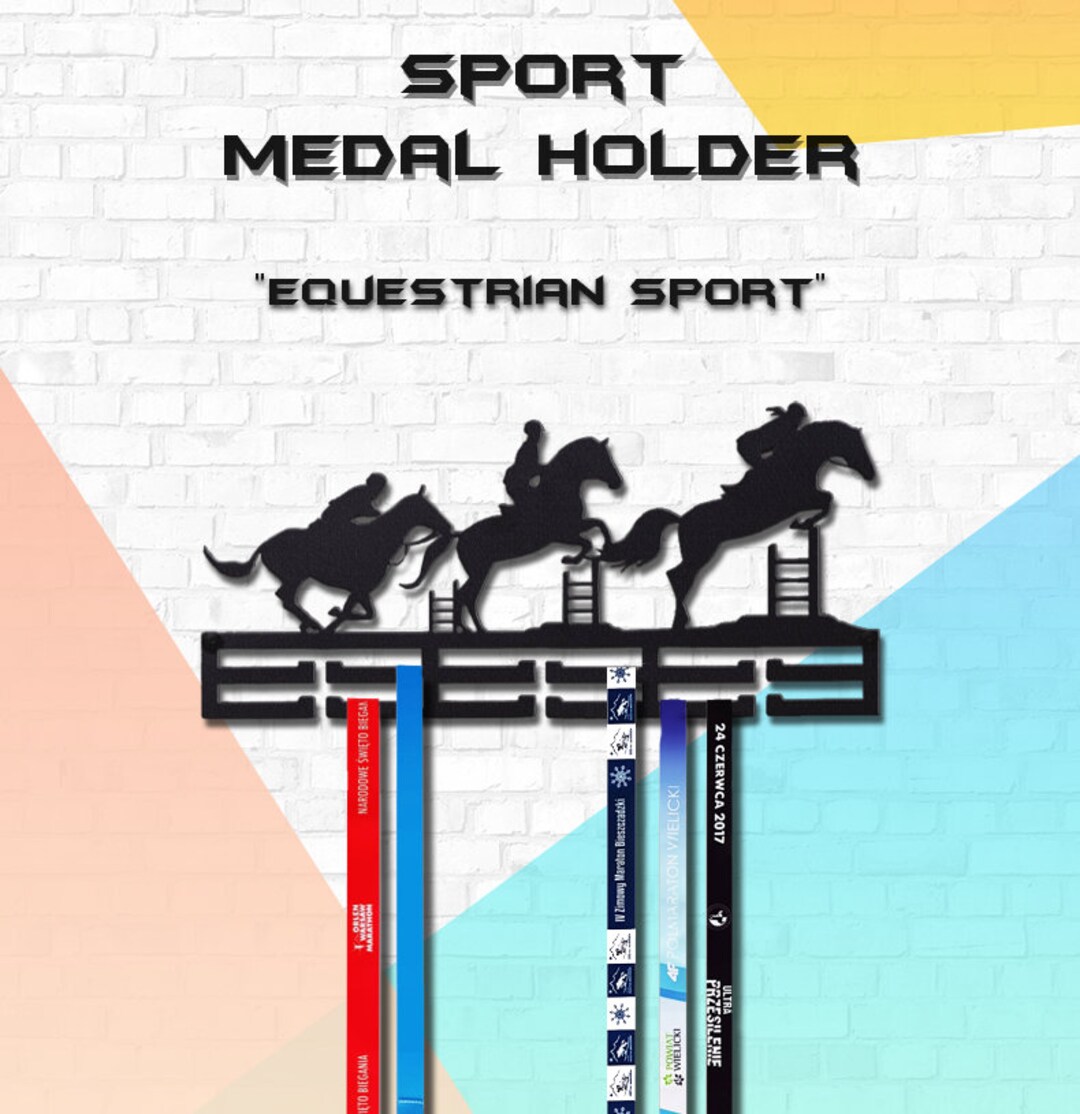 Horser Racing Medal Hanger, Horse Medal Display, Sport Medal Hanger ... Horser Racing Medal Hanger, Horse Medal Display, Sport Medal Hanger ...