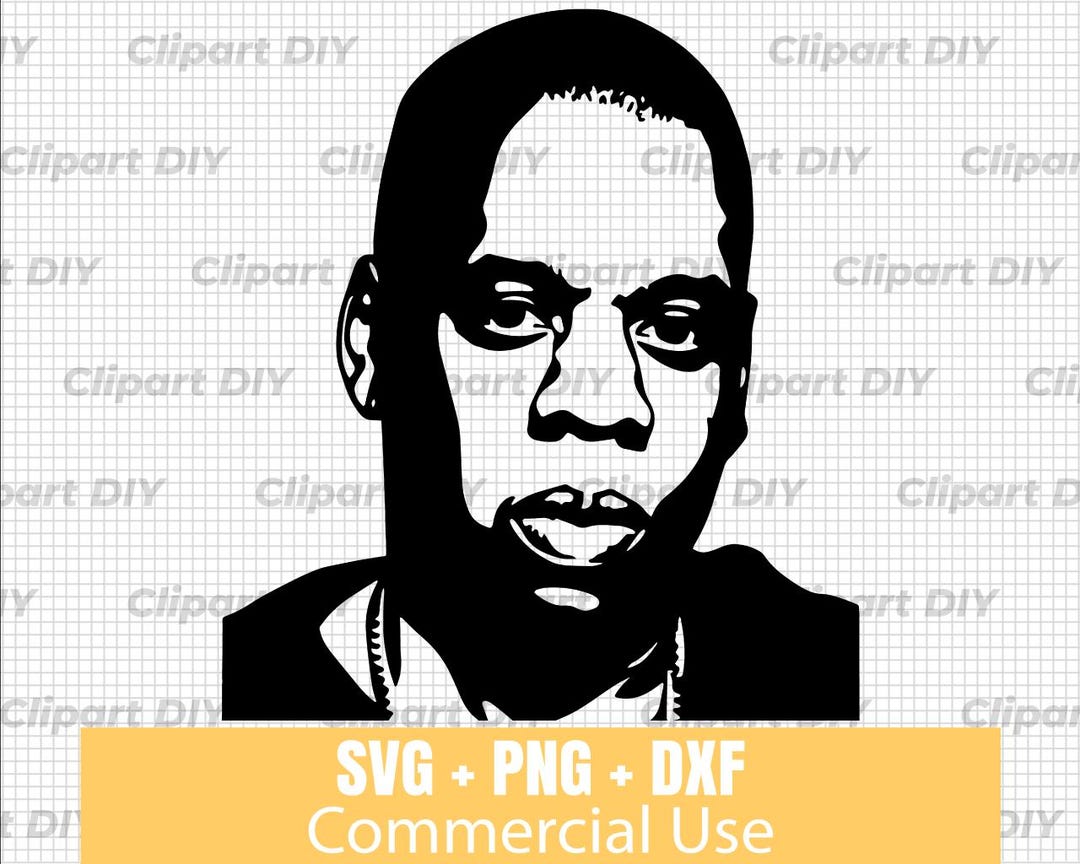 Jay-z SVG, PNG, and DXF Digital Download for Commercial Use. Perfect ...