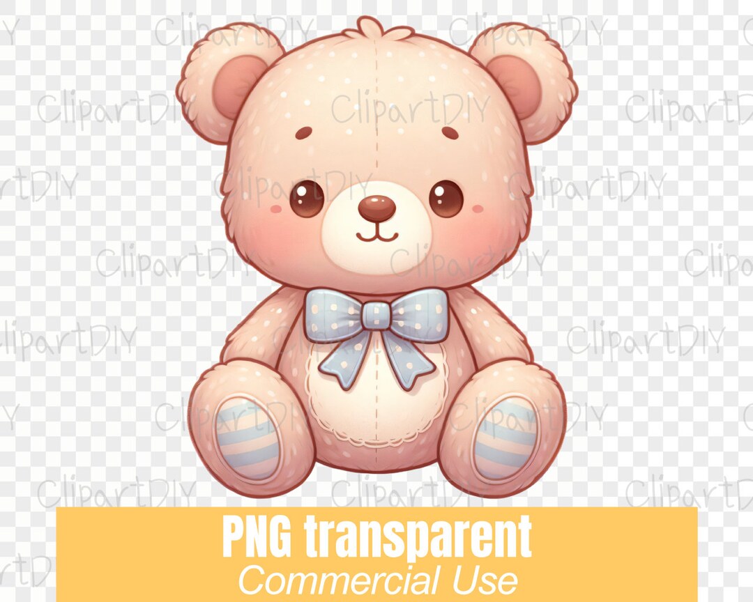 Watercolor Teddy Bear Clipart, Teddy Bear Png, Teddy Bear, Bear Clipart ...
