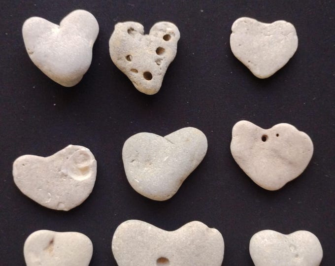 Heart Shaped Natural Beach Rocks for Display, Home Decor or Crafts ...