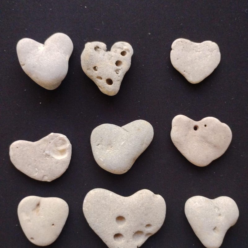 Natural Found Heart Shaped Rocks - Etsy