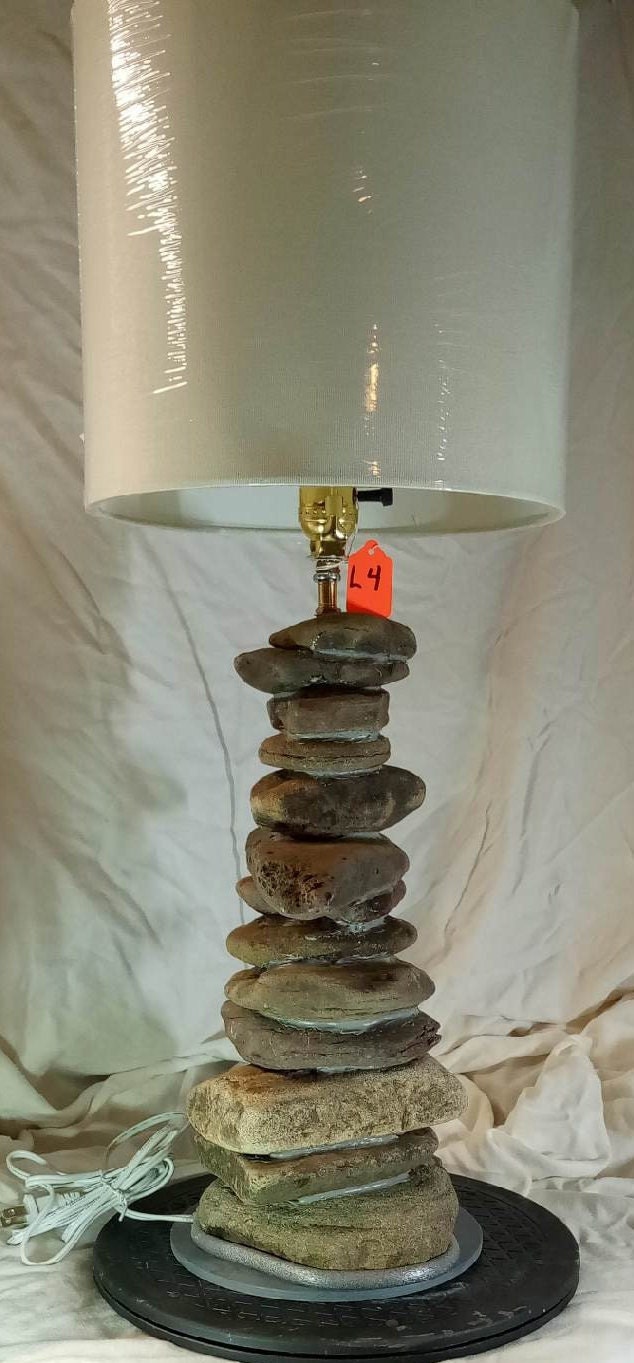 Handmade Rock Lamp - Large #4 - Etsy