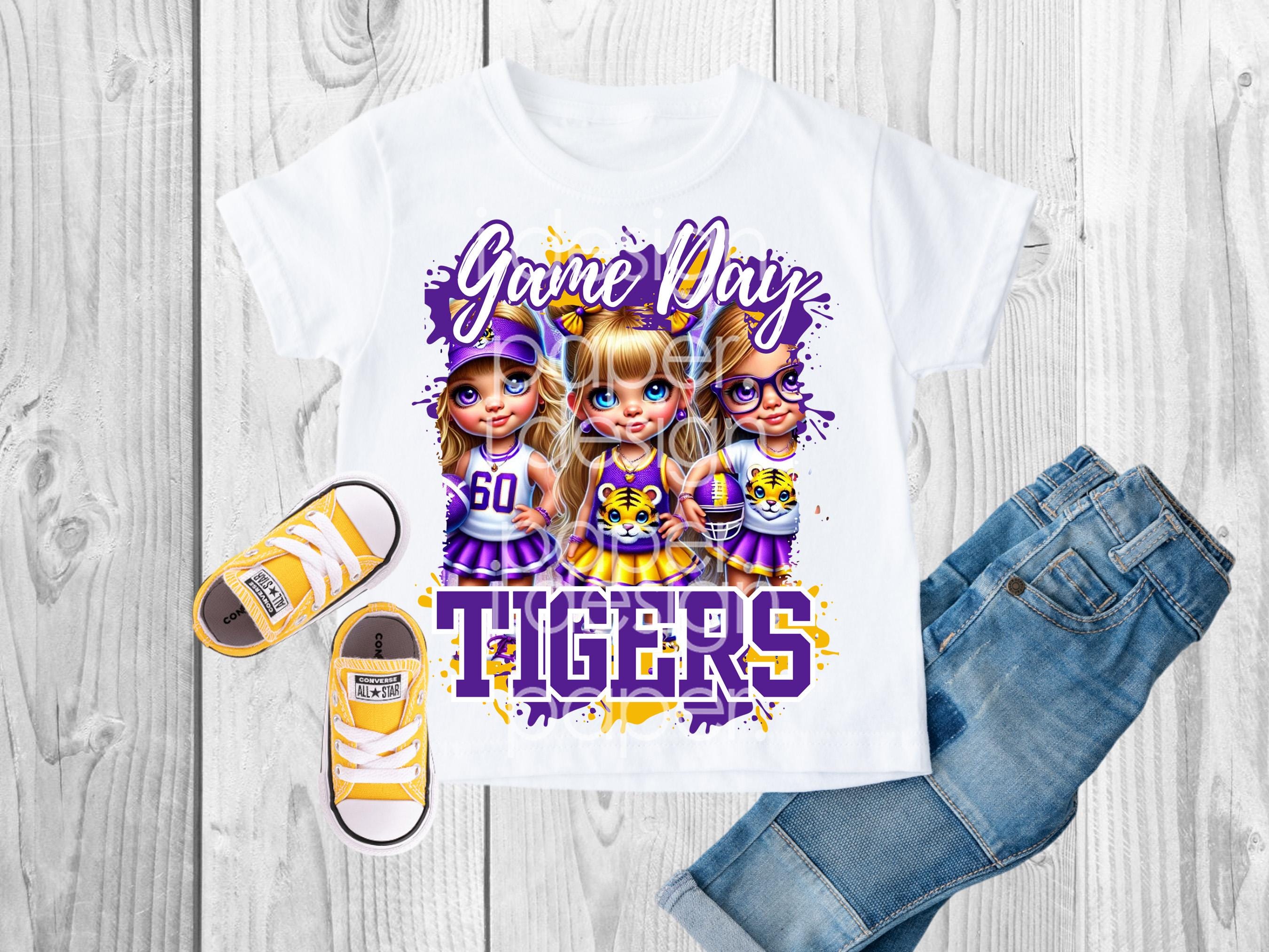 Tigers T-shirt Design PNG | Football PNG | Tigers T-shirt Sublimation Design| Digital Download L ...