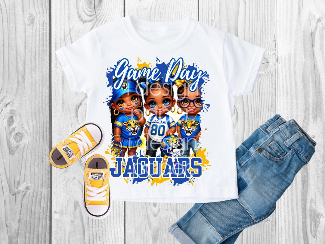 Jaguars Game Day Kids T-shirt Design | Jaguars Kids T-shirt Sublimation ...