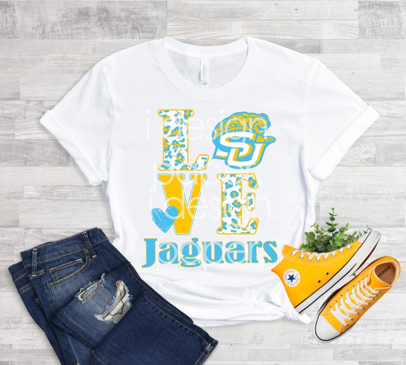 Love Jaguars PNG | Jaguars Football JPG | Jaguars T-shirt Sublimation Digital File Download L ...