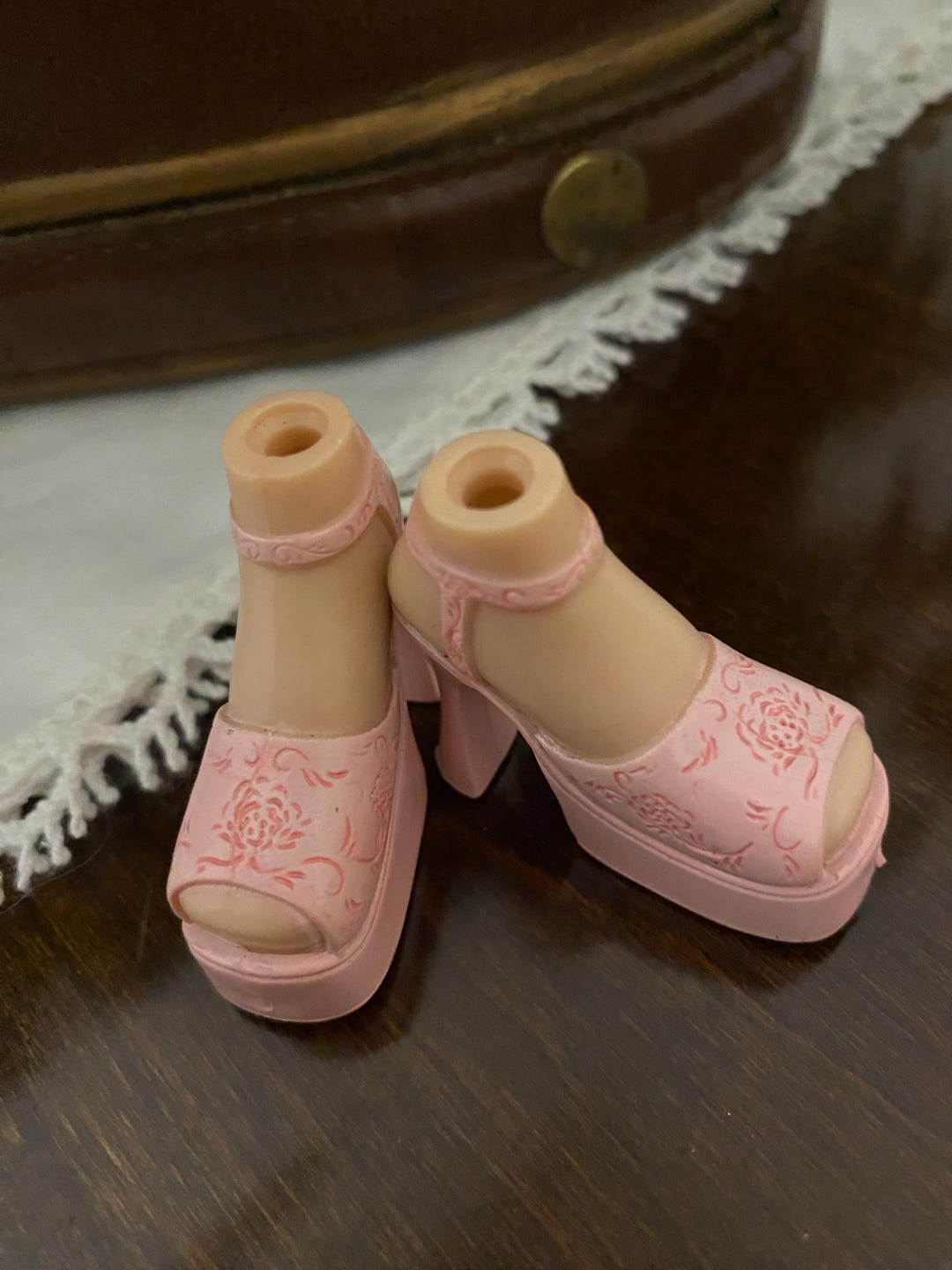 Vintage Bratz Doll Shoes – Jade Formal Funk, Pink Floral Heels - Etsy