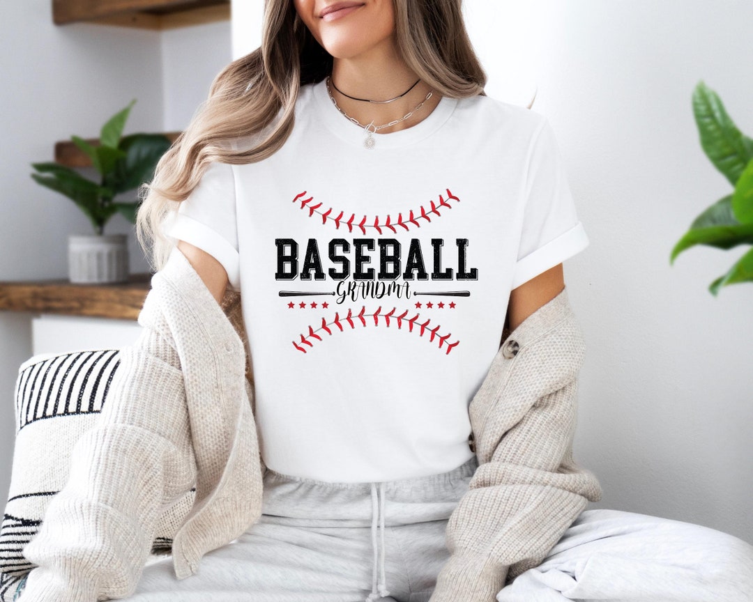 Baseball Grandma Shirt, Grandma Baseball, Grandma Baseball T-shirt ...