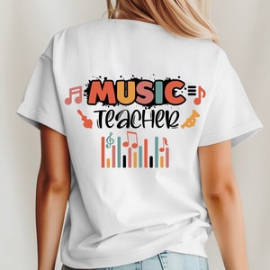 Music Teacher T-shirt, to Make Music Shirt, Custom Music Teacher Shirt ...