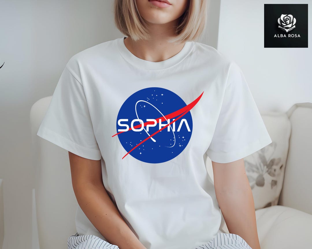 Personalized NASA Logo Inspired Shirt, Custom Space, Sci-fi Gift, NASA ...