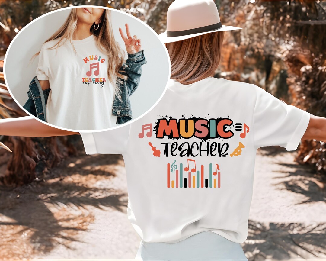 Music Teacher T-shirt, to Make Music Shirt, Custom Music Teacher Shirt ...