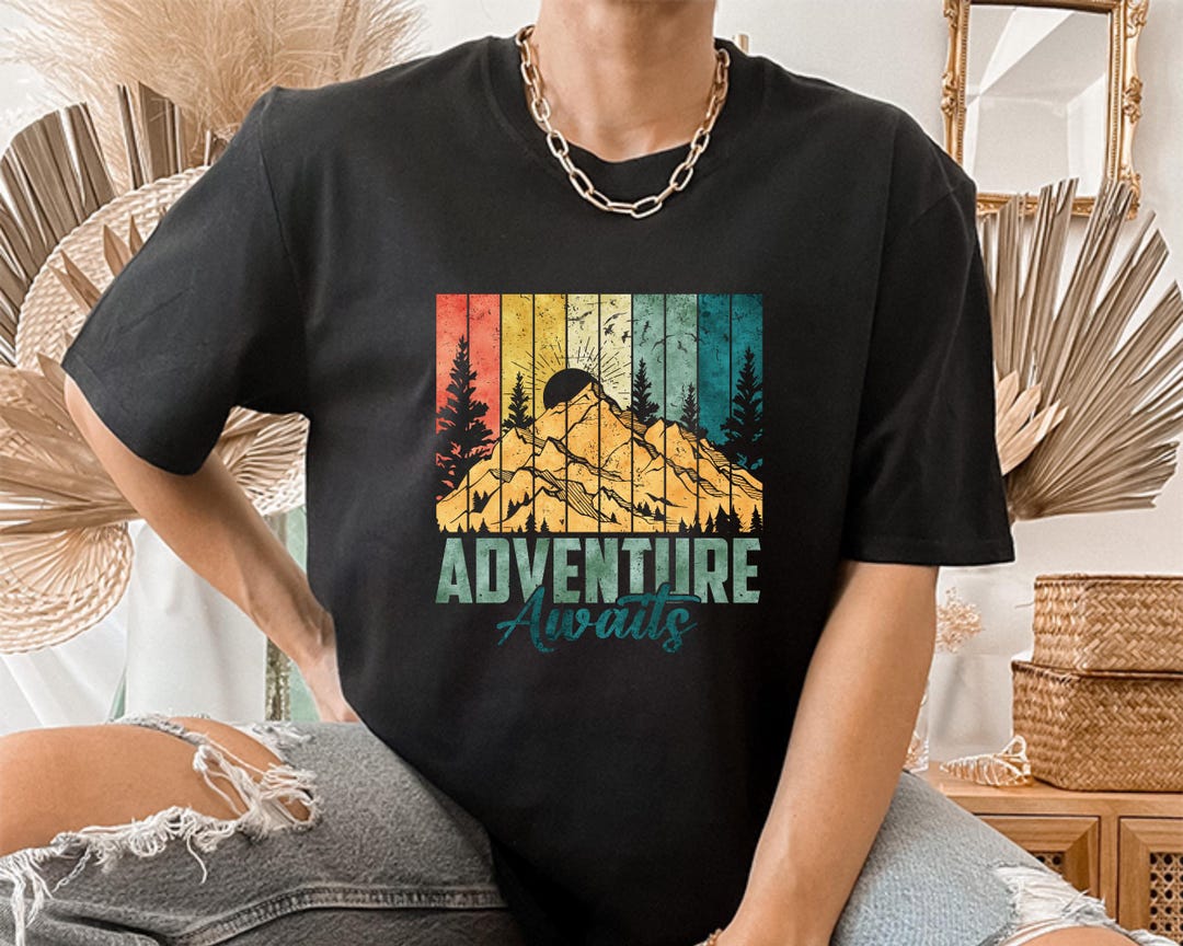 Adventure Awaits Shirt, Camping Shirts, Wanderlust Explore More Tee ...