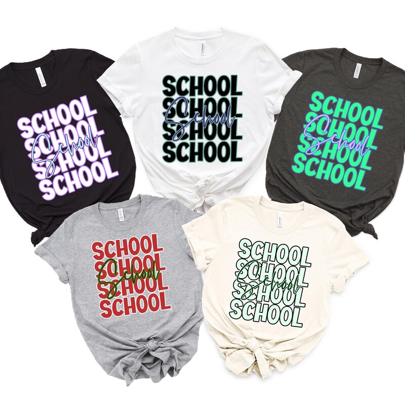 School Spirit Shirt - Etsy